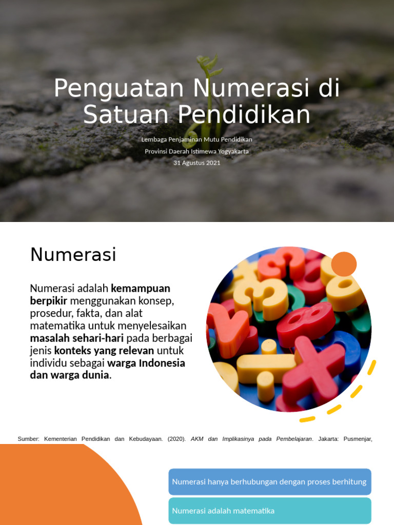 Penguatan Numerasi di Pendidikan | PDF | Karier & Perkembangan | Ilmu ...