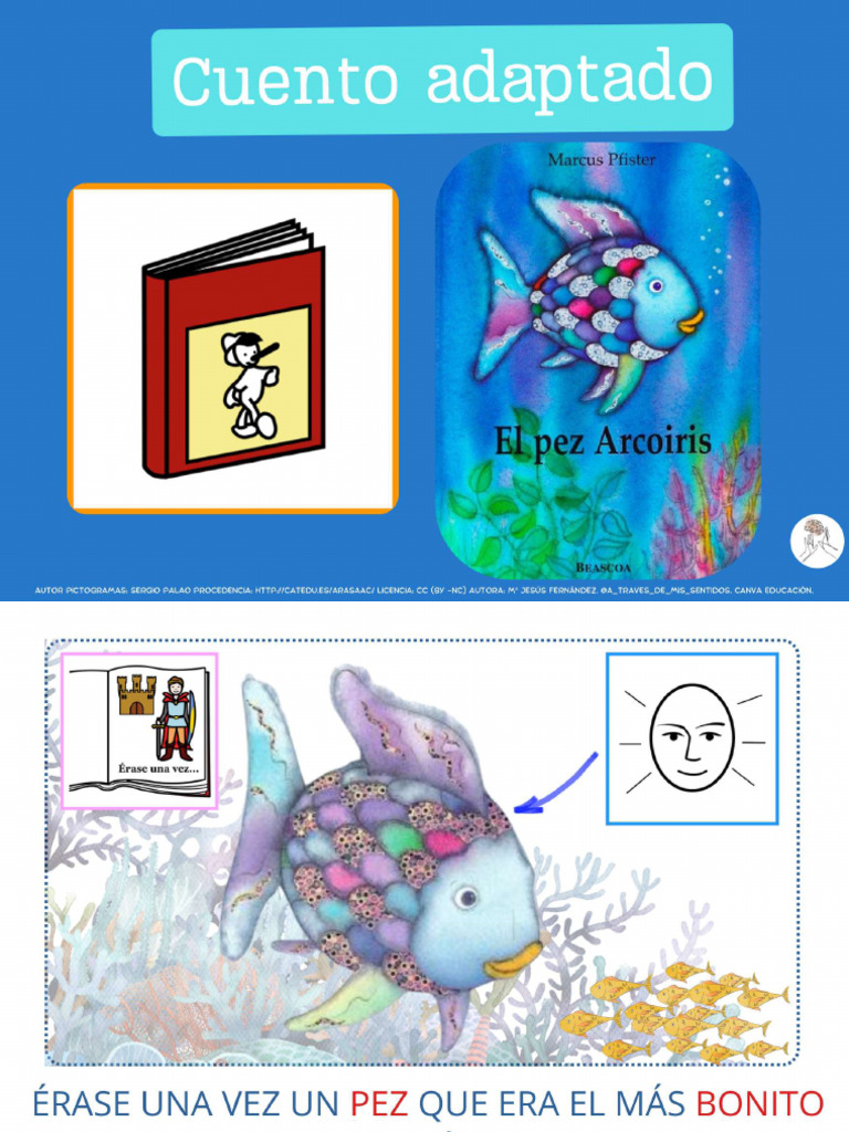 El Pez Arcoiris PICTOGRAMAS - Compressed | PDF