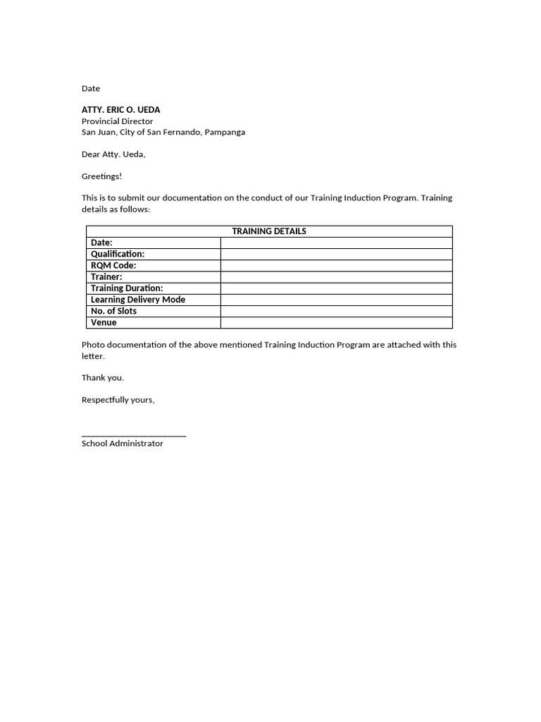 TIP Documetation Template | PDF