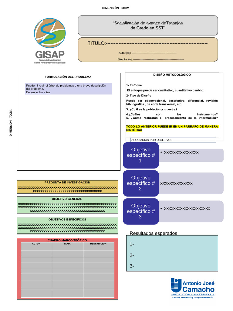 Modelo de póster para descargar | PDF | Science