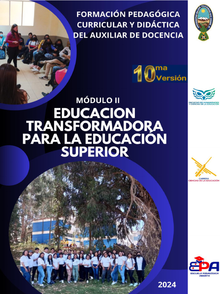 DOSSIER MODULO 2 2024 10ma Versión | PDF | Plan de estudios | Pedagogía