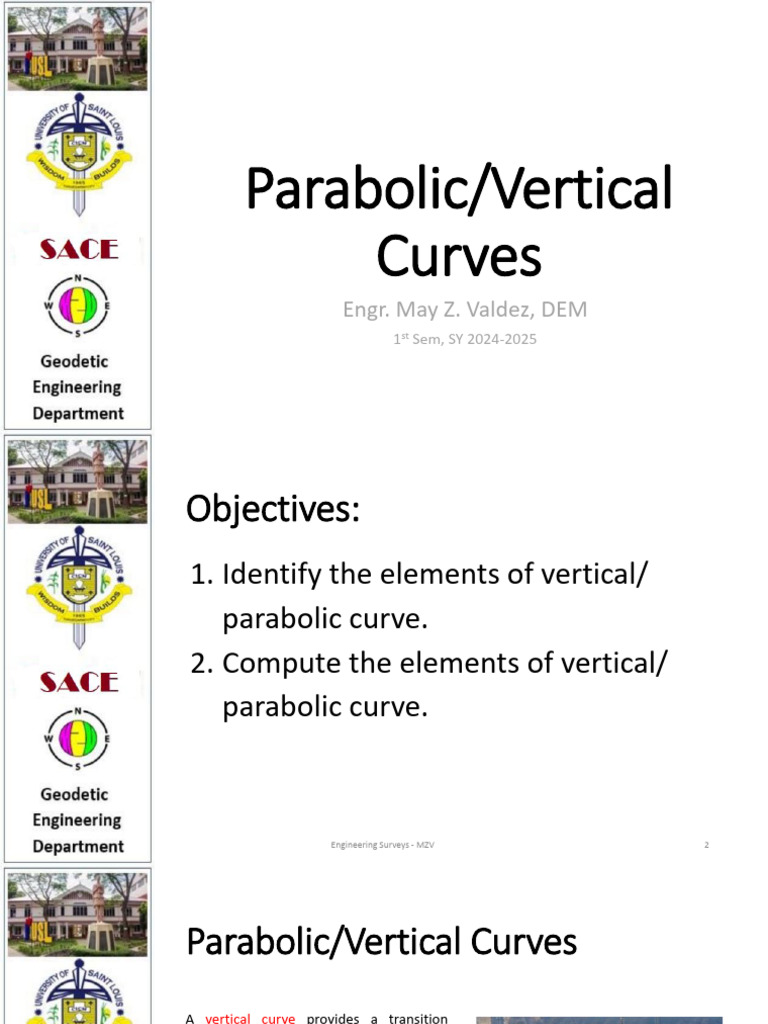 Symmetrical Parabbolic Curve | PDF