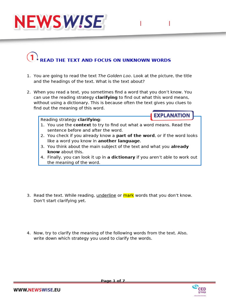 The Golden Loo A2exerc | PDF