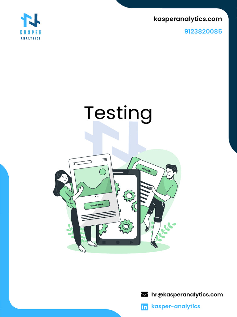 Testing | PDF | Software Testing | Formal Verification