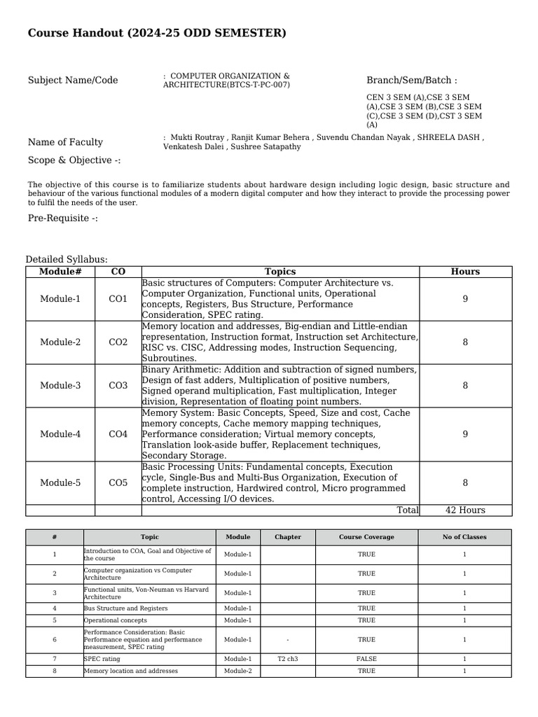 Course Handout (23) | PDF | Cpu Cache | Engineering