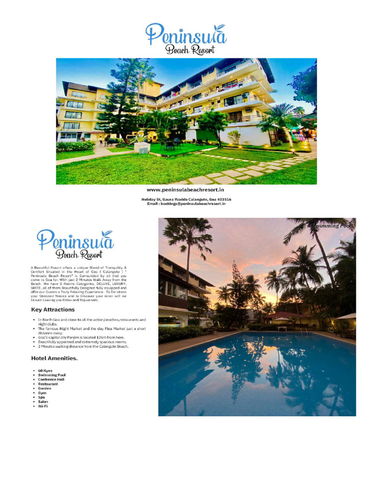 Presentation - Peninsula Beach Resort | PDF