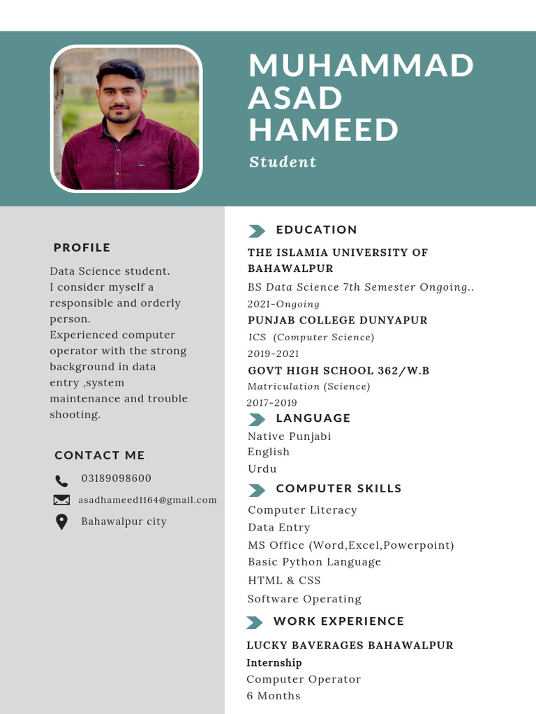 Muhammad Asad Hameed | PDF