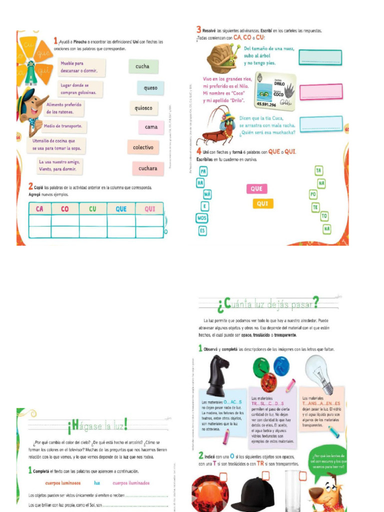 Actividades Tarea | PDF