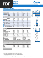 Genie GR-12, GR-15 & GR-20 Specs | PDF | Height | Length