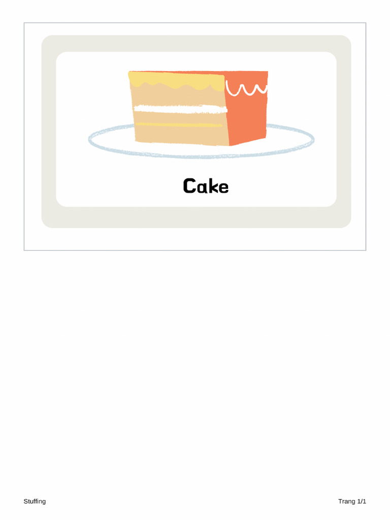 Cake | PDF