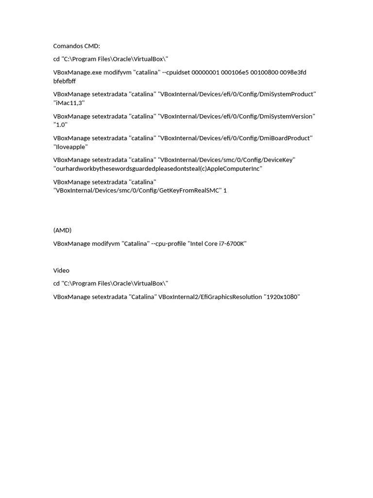Comandos CMD P. | PDF