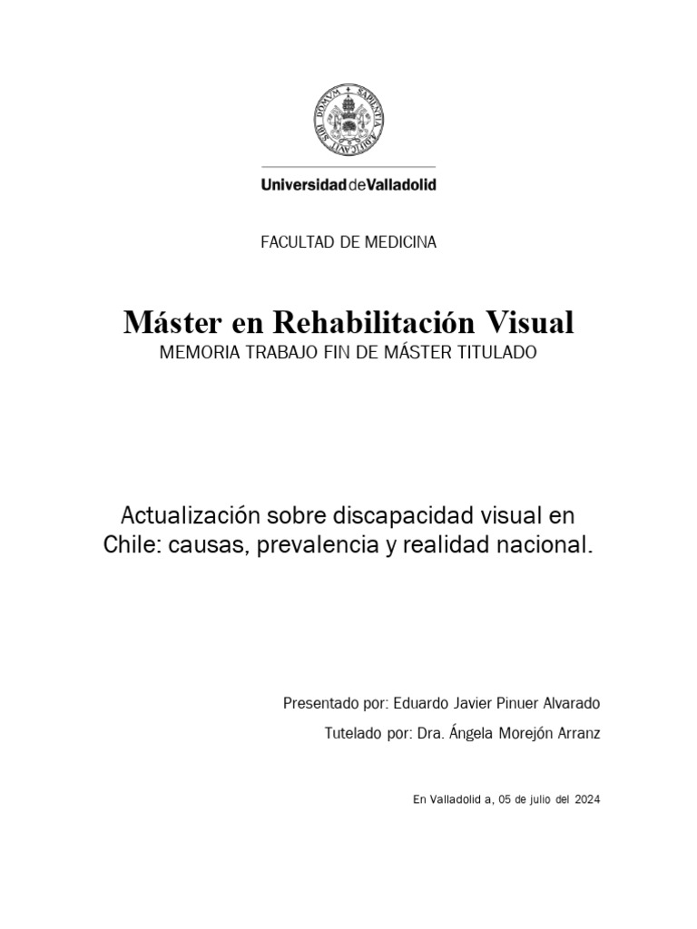 TFM M716 | PDF | Invalidez | Miopía