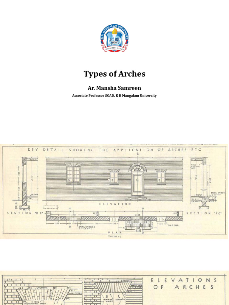 Sheet On Types of Arches | PDF