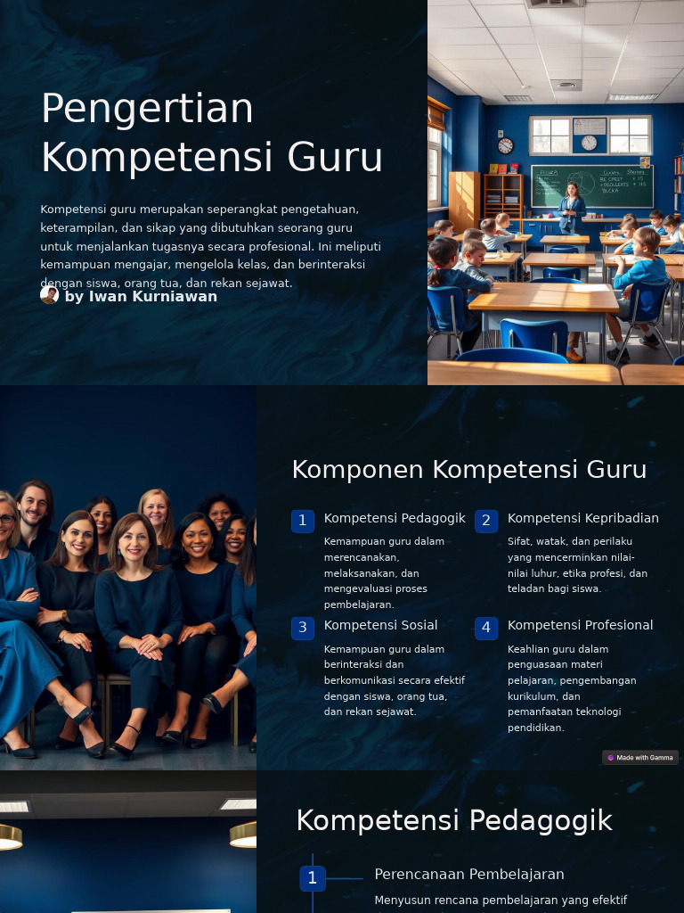 Pengertian Kompetensi Guru | PDF