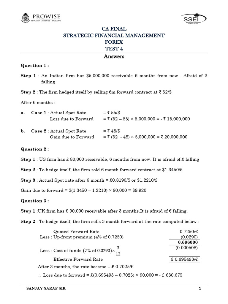 Forex Hedging Strategies for Firms | PDF | Spot Contract | Microeconomics