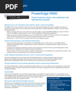 Poweredge r470 Spec Sheet | PDF | Solid State Drive | Scalability