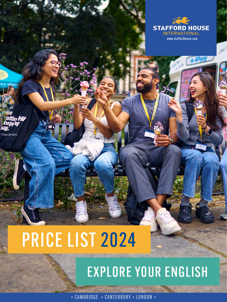 Stafford House 2024 Price List | PDF | Fee | Meal