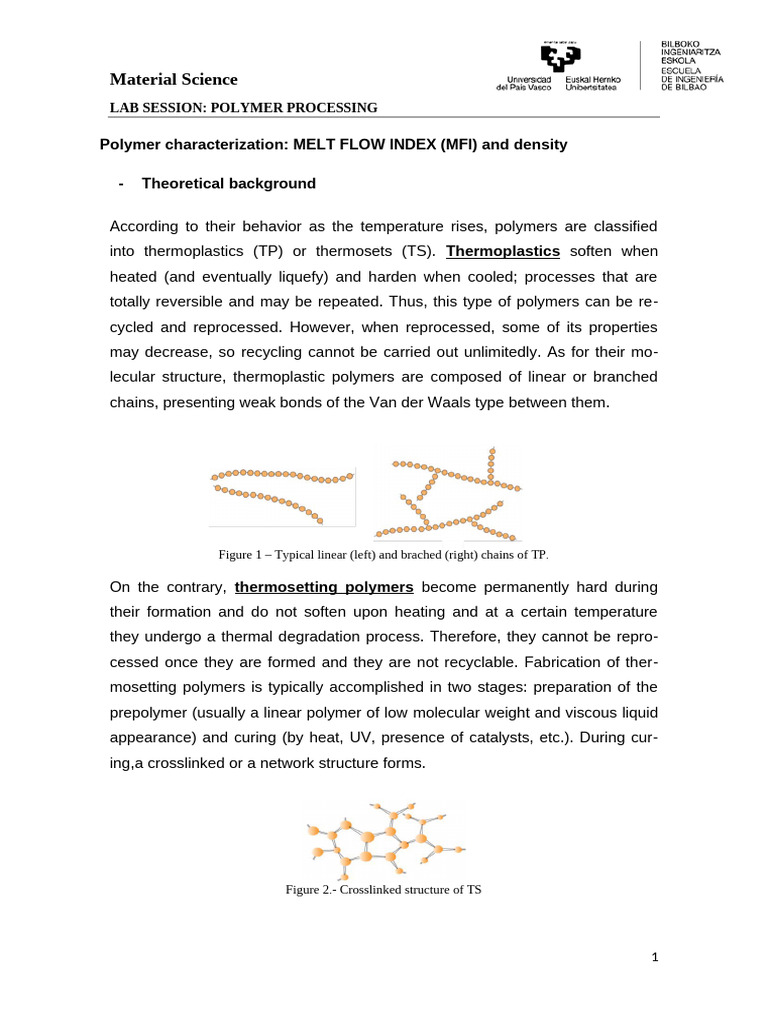 polymers processing | PDF | Polymers | Thermoplastic