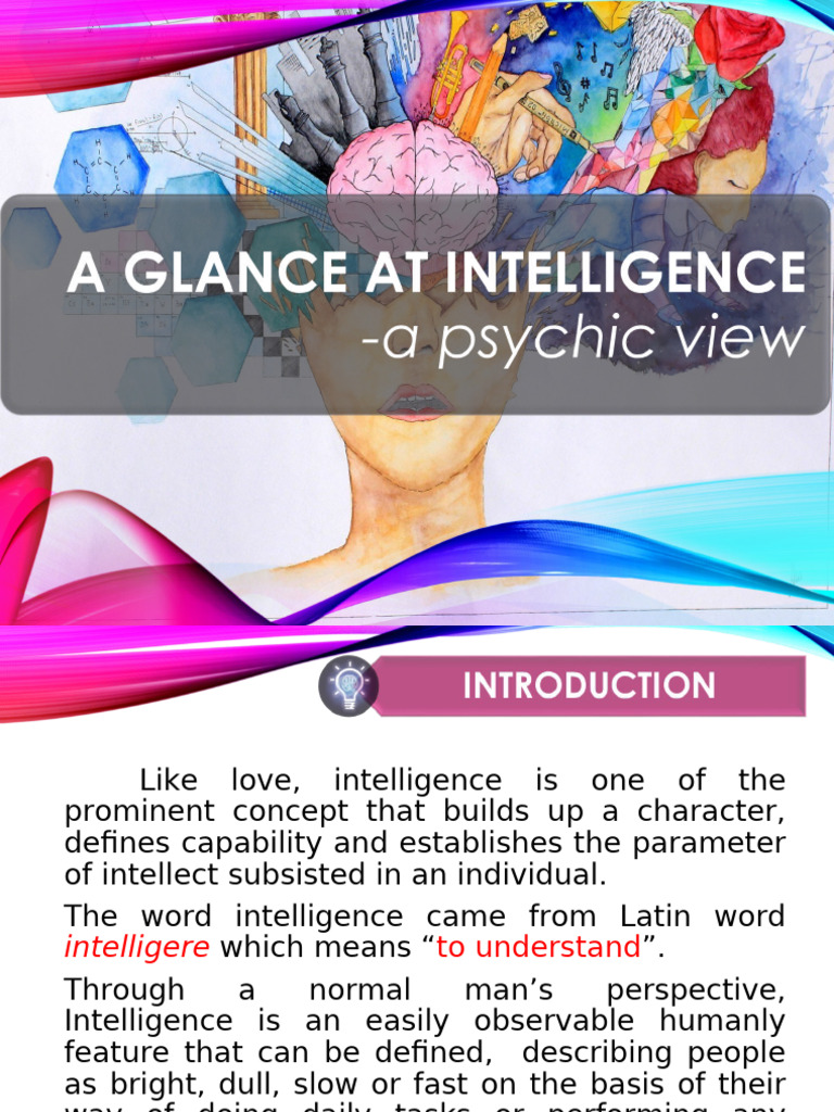(INTELLIGENCE) PPT | PDF | Intelligence | Intelligence Quotient