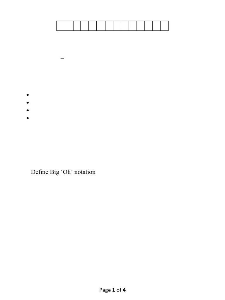 17YCS601 - Design and Analysis of Algorithm - Set-1 | PDF | Discrete ...