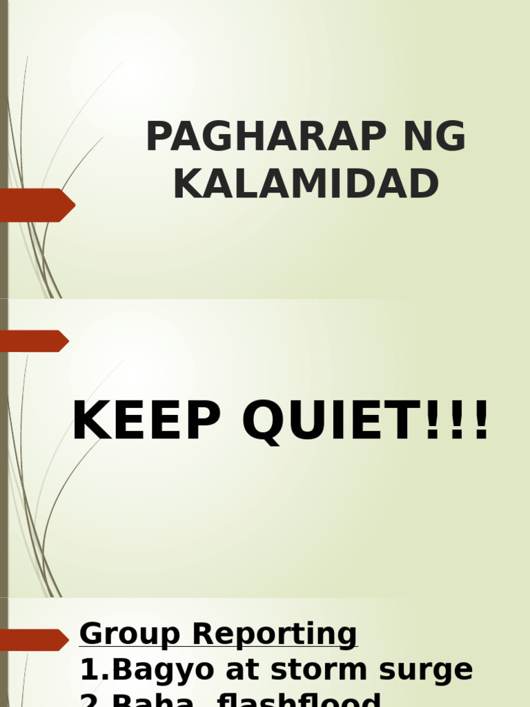 Pagharap NG Kalamidad | PDF