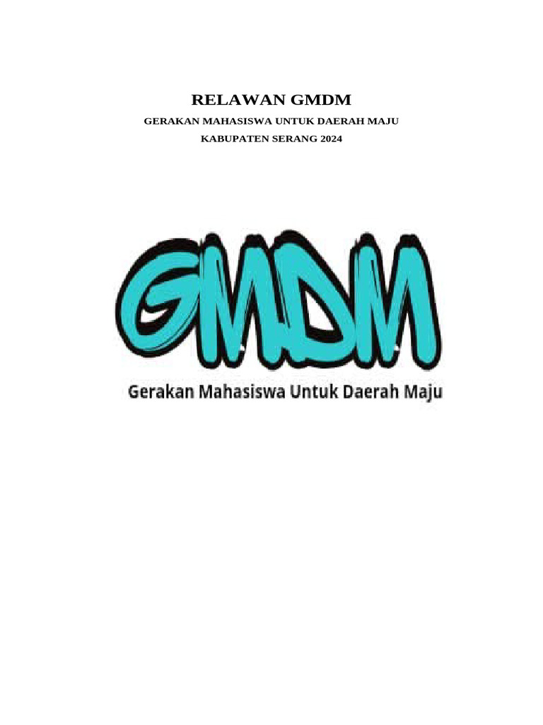 Relawan GMDM | PDF