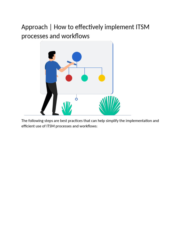 ITSM Implementation Approach | PDF | Performance Indicator | It Service ...