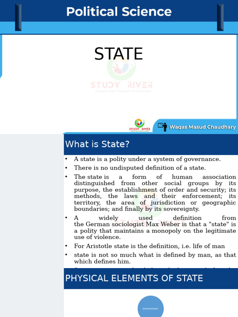 State - Political Science... | PDF | State (Polity) | Sovereignty
