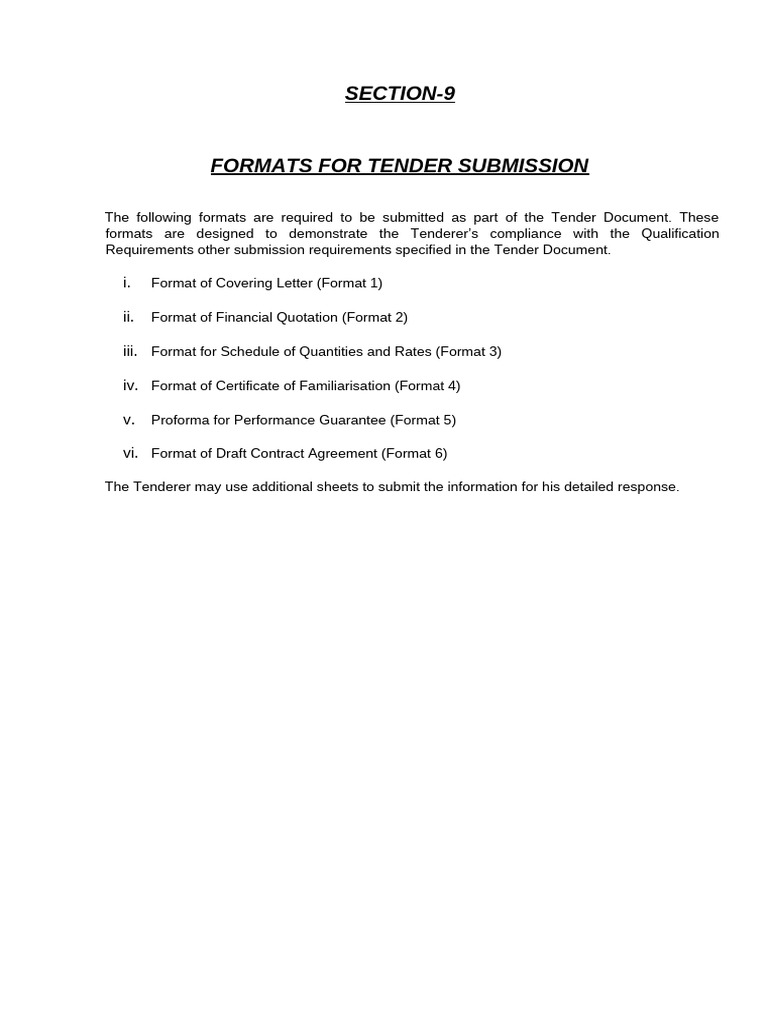 Tender Formats Office Interiors | PDF | Justice | Crime & Violence