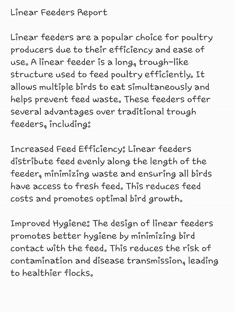 Linear Feeder Report 241004 010851 | PDF