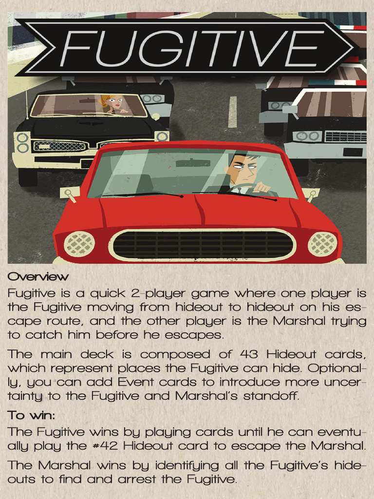 Fugitive Rule Book | PDF