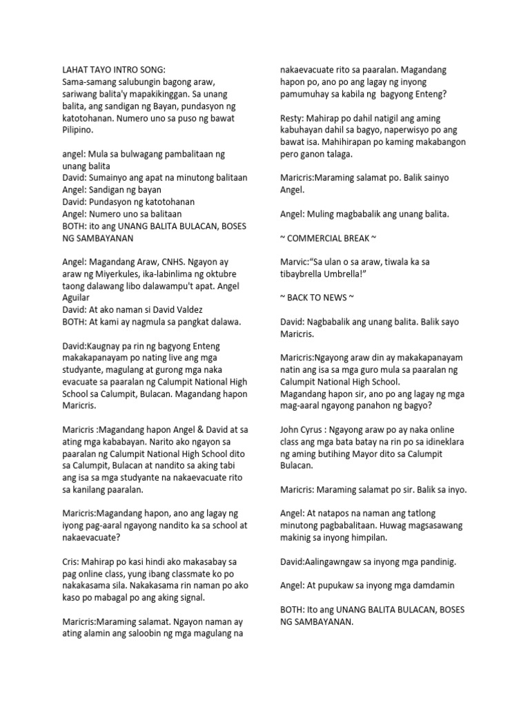 Main Script Kompan | PDF