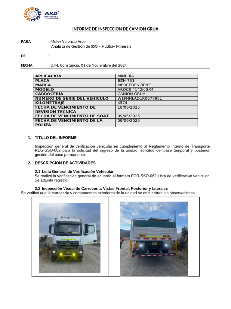 Camion Grua BZH-731 | PDF | Vehículos terrestres | Vehículos