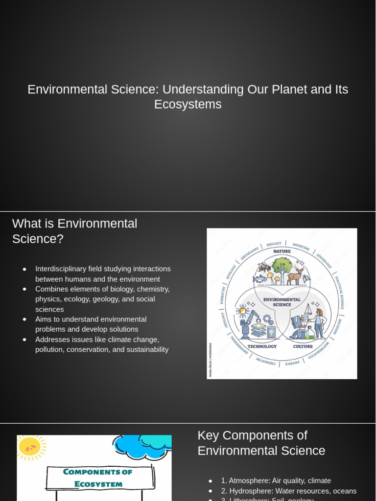 1.introduction To Environmental Science | PDF | Climate Change | Ecosystem