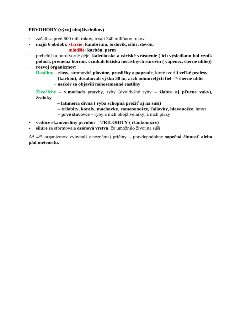 PRVOHORY | PDF