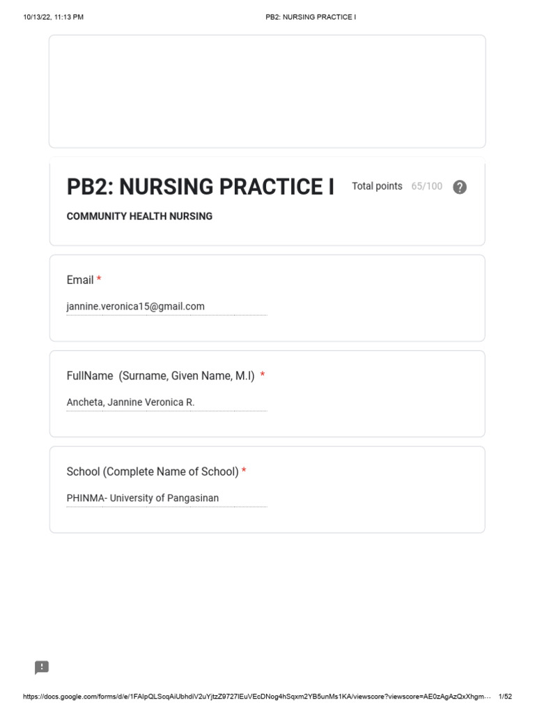 PB2 NP1-NP5 | PDF | Major Depressive Disorder | Nursing