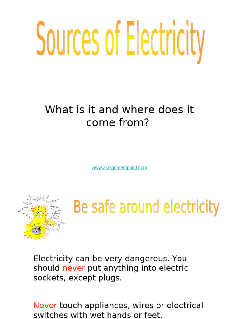 Understanding Electricity Sources and Uses | PDF | Science & Mathematics