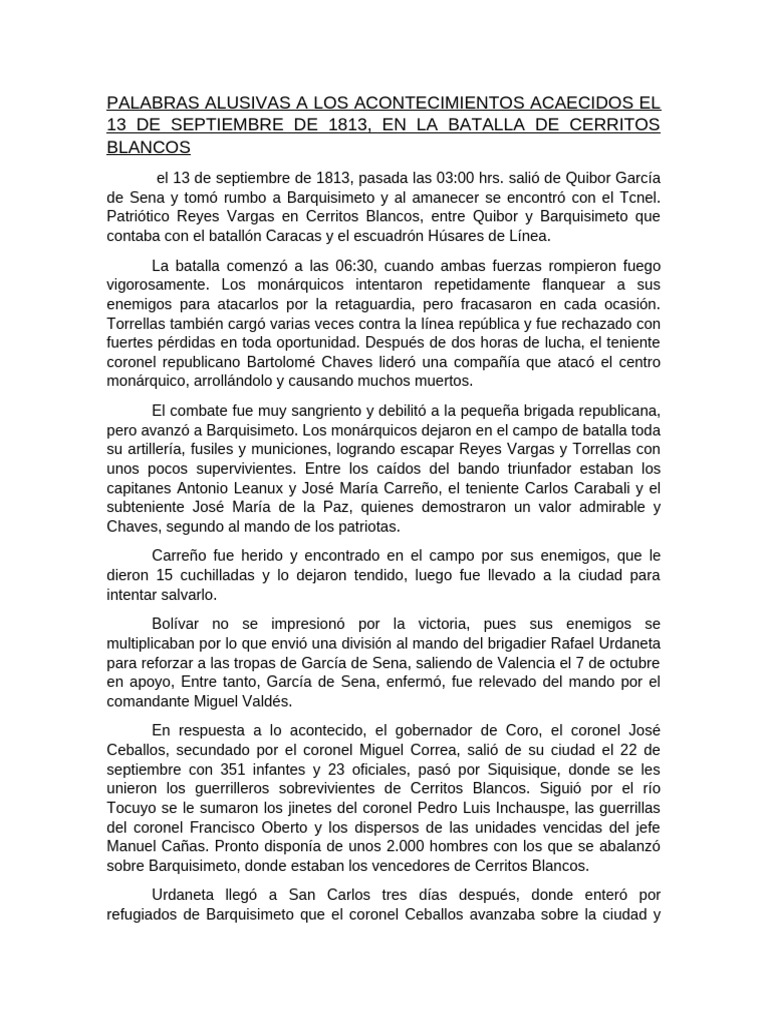 Palabras May Pingo | PDF | Operaciones militares | Conflictos del ...
