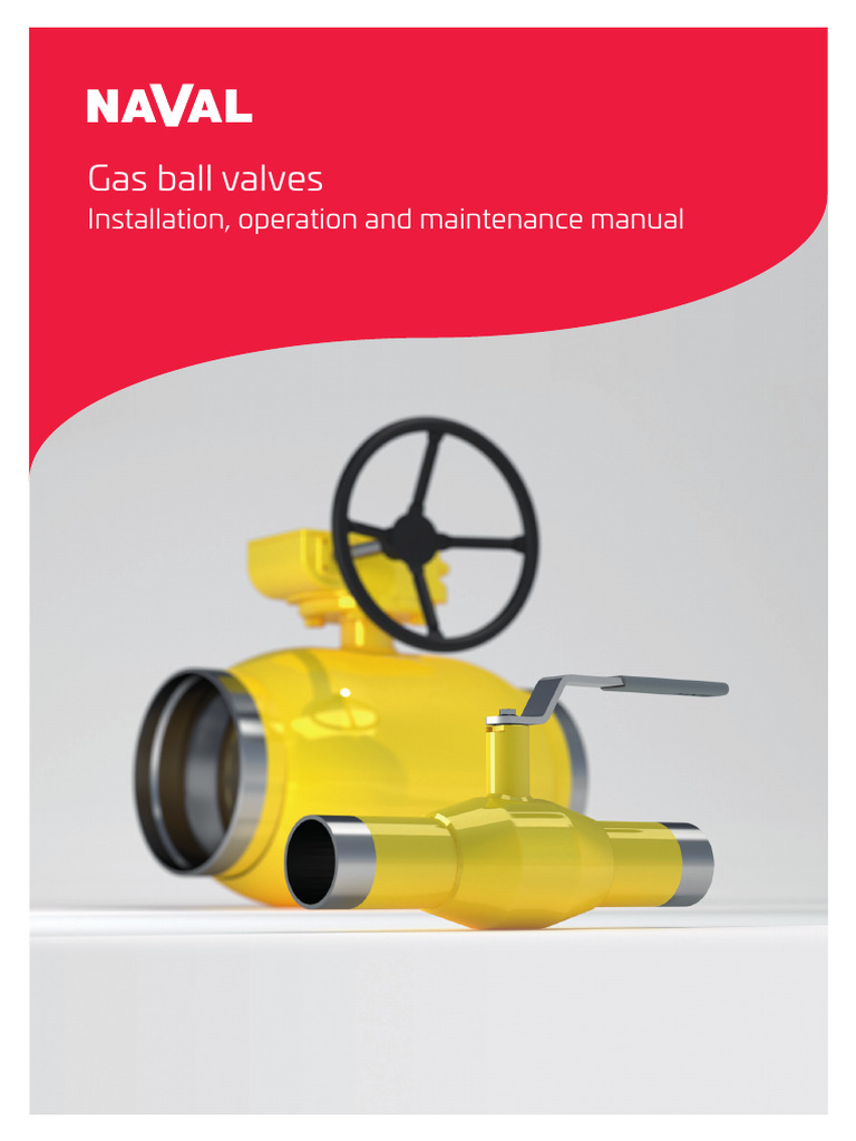 Gas Ball Valve Installation Manual | PDF | Valve | Screw