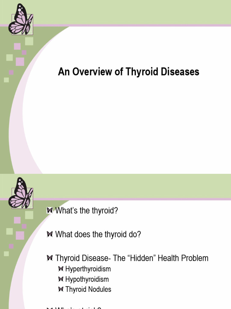 Thyroid Gland Examination Overview | PDF | Thyroid | Hypothyroidism