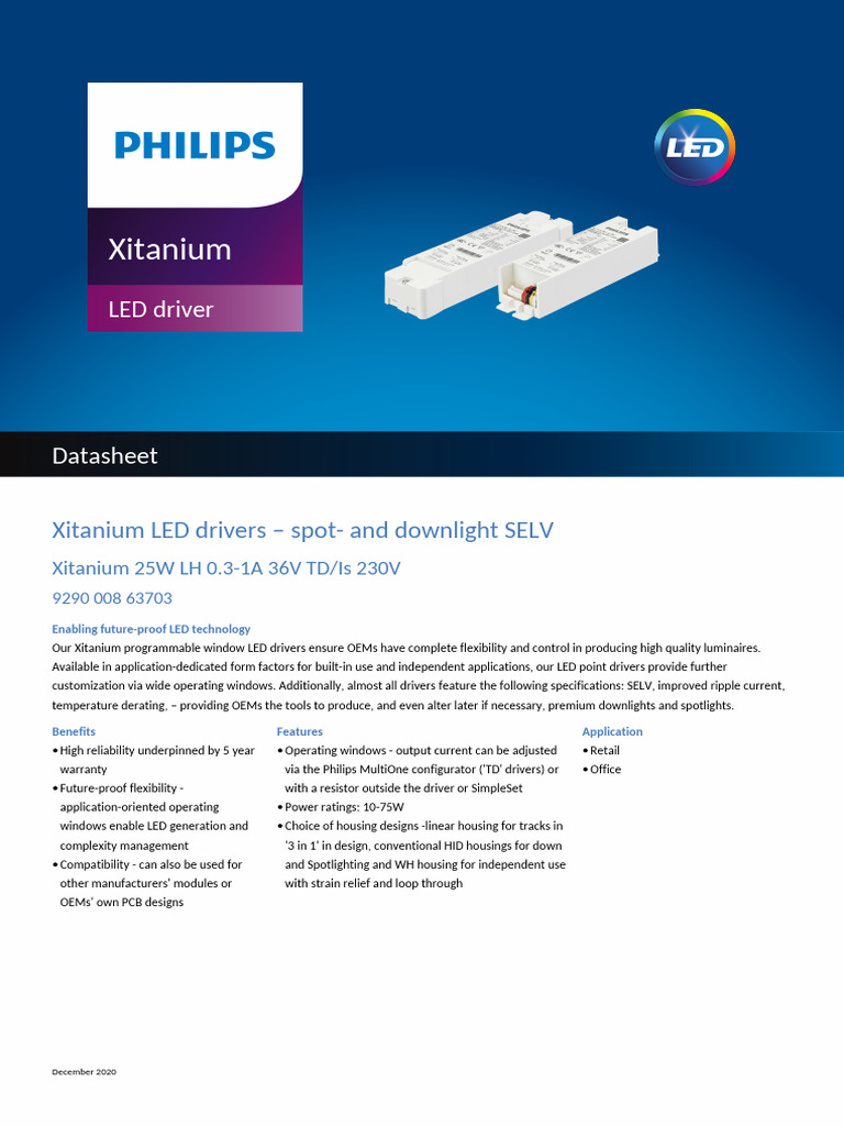LED Driver Datasheet for OEMs | PDF | Alternating Current | Computer ...