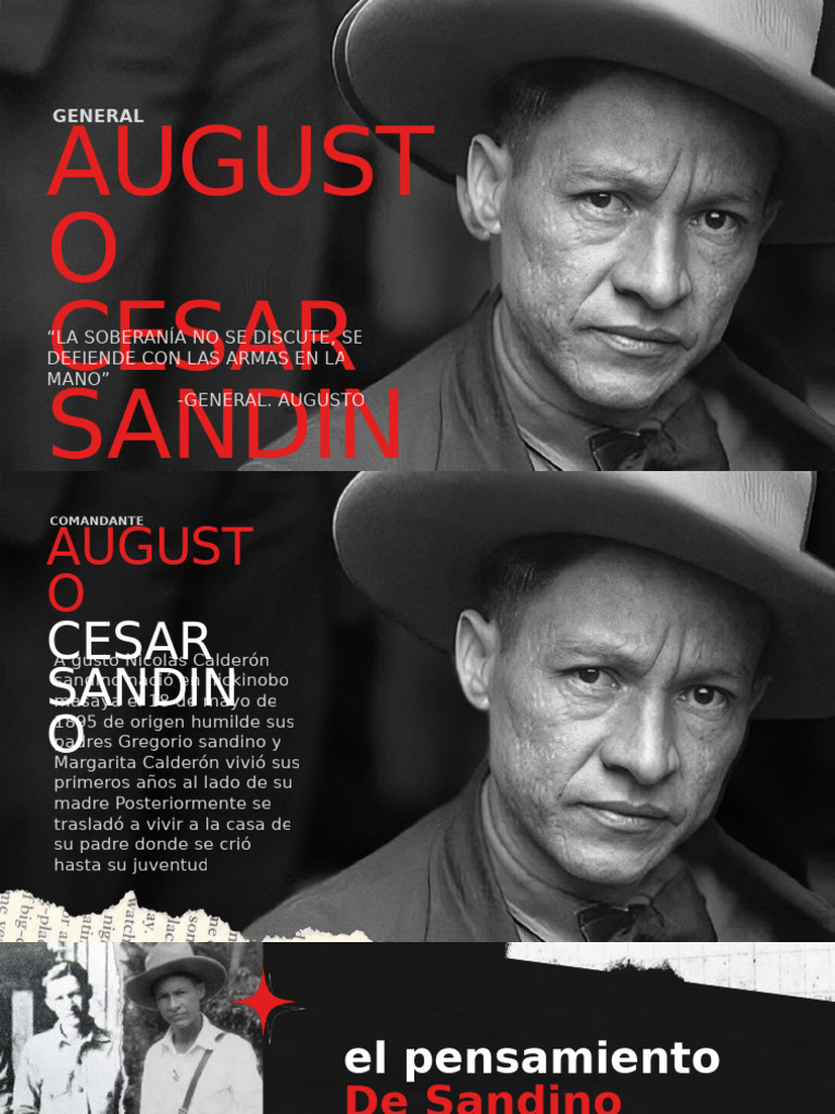 Legado y Pensamiento de Sandino | PDF | Frente Sandinista de Liberación ...