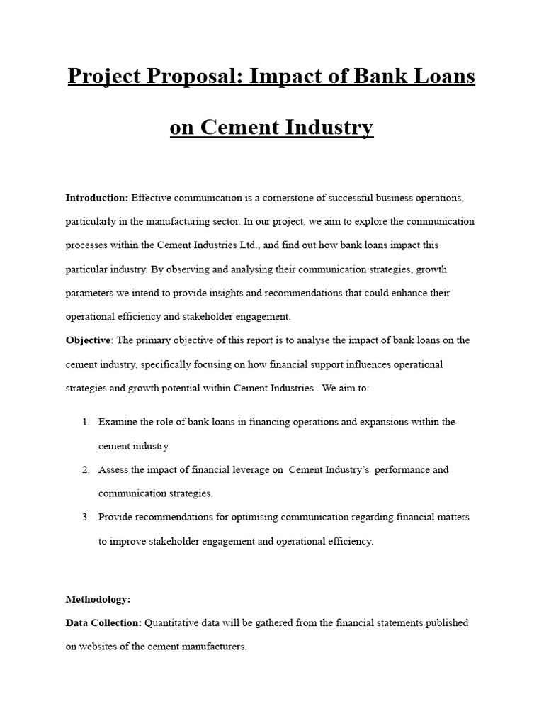Project Proposal | PDF | Statistics | Methodology
