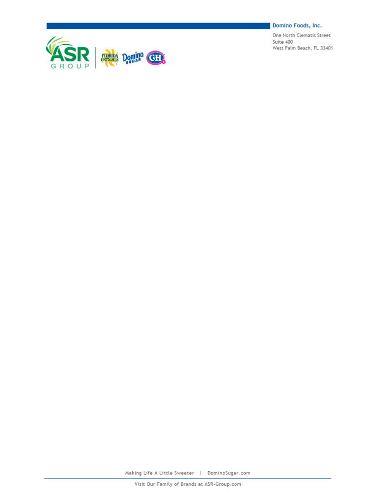 Domino Foods - Sysco Product 3.2024 | PDF