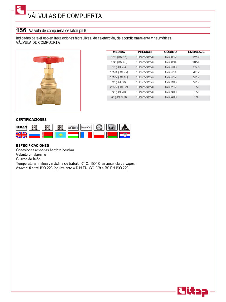 Ficha Tecnica Valvula Cortina ITAP | PDF | Ingeniería de Edificación | Rieles