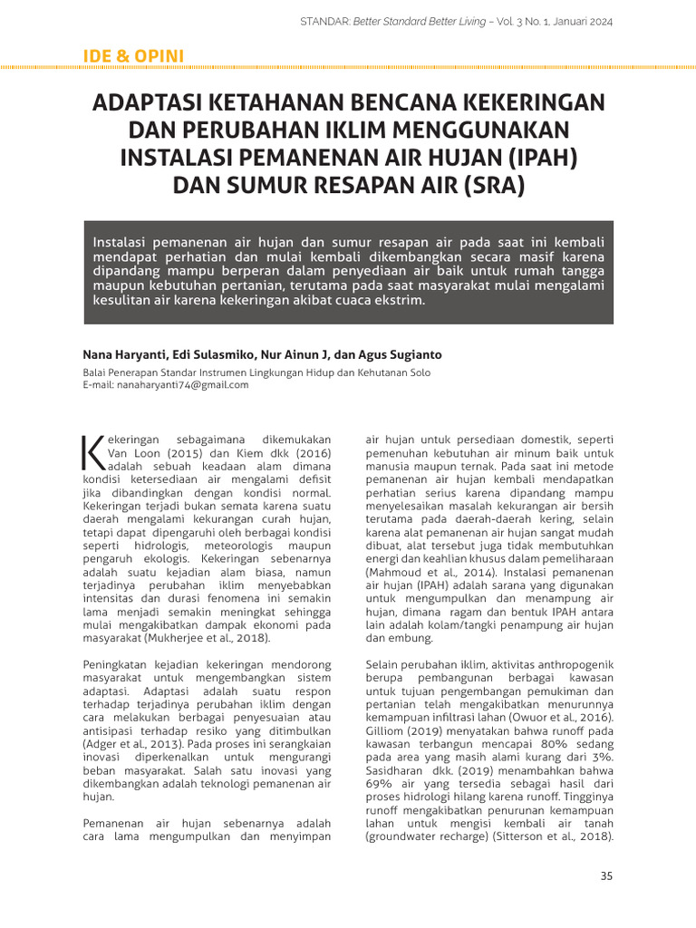 8 Nana - Adaptasi Ketanan Bencana Kekeringan Ipah Sra | PDF