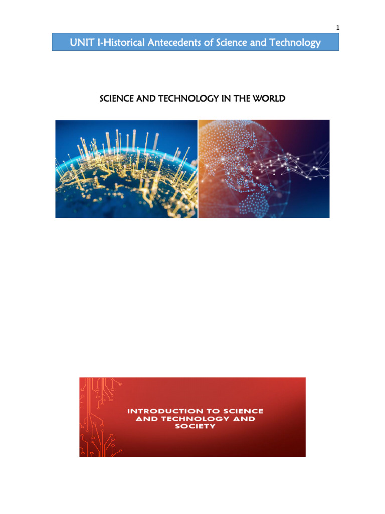 STS Science Technology and Society | PDF | Social Science | History