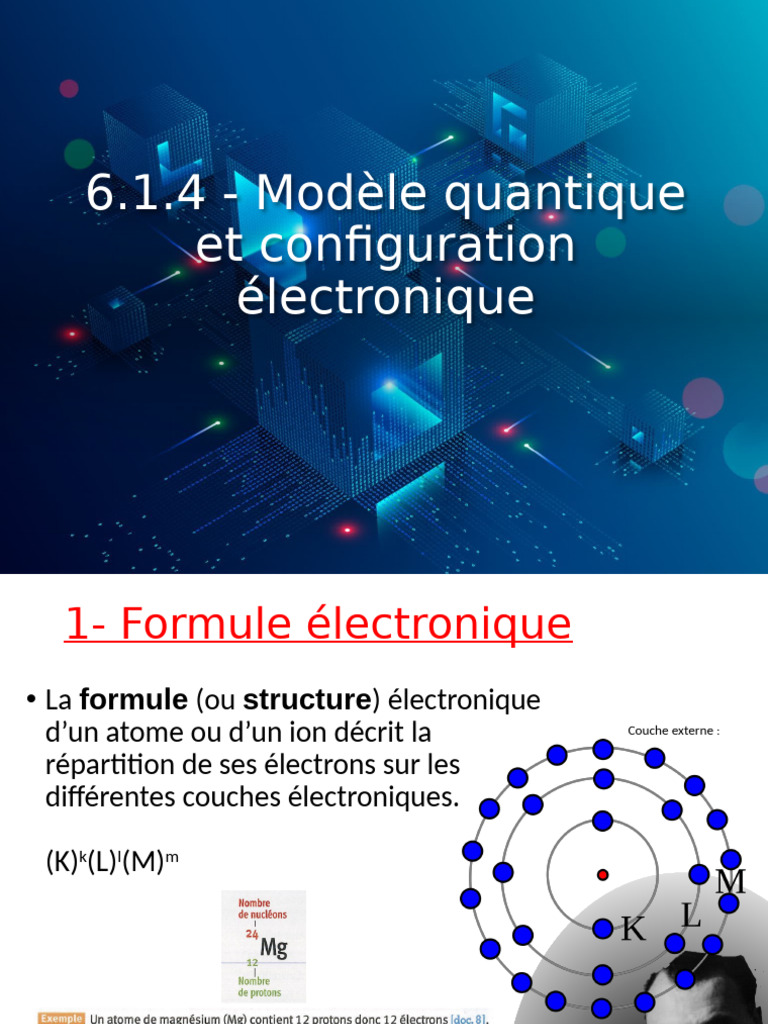 6.1.4 - Modèle Quantique Et Configuration Électronique | PDF ...