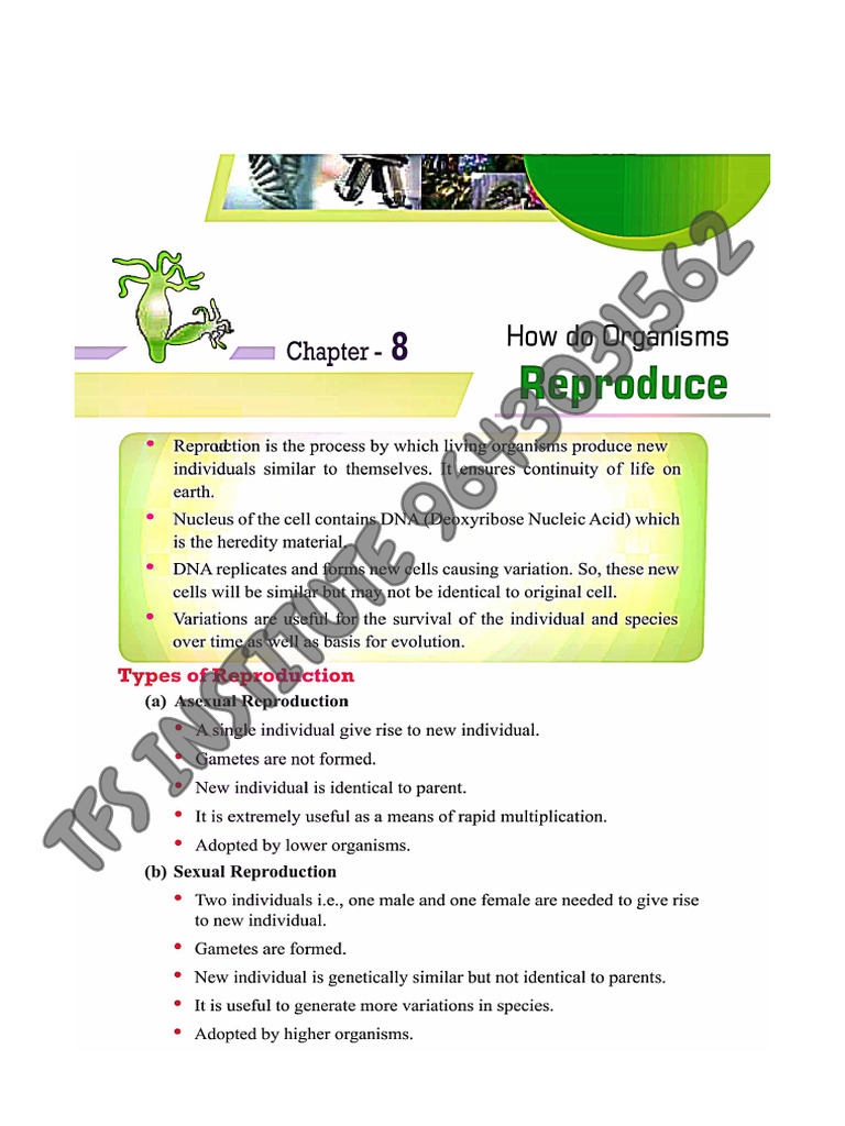 10 Sci How Do Organisms Reproduce Notes | PDF | Medical Education ...