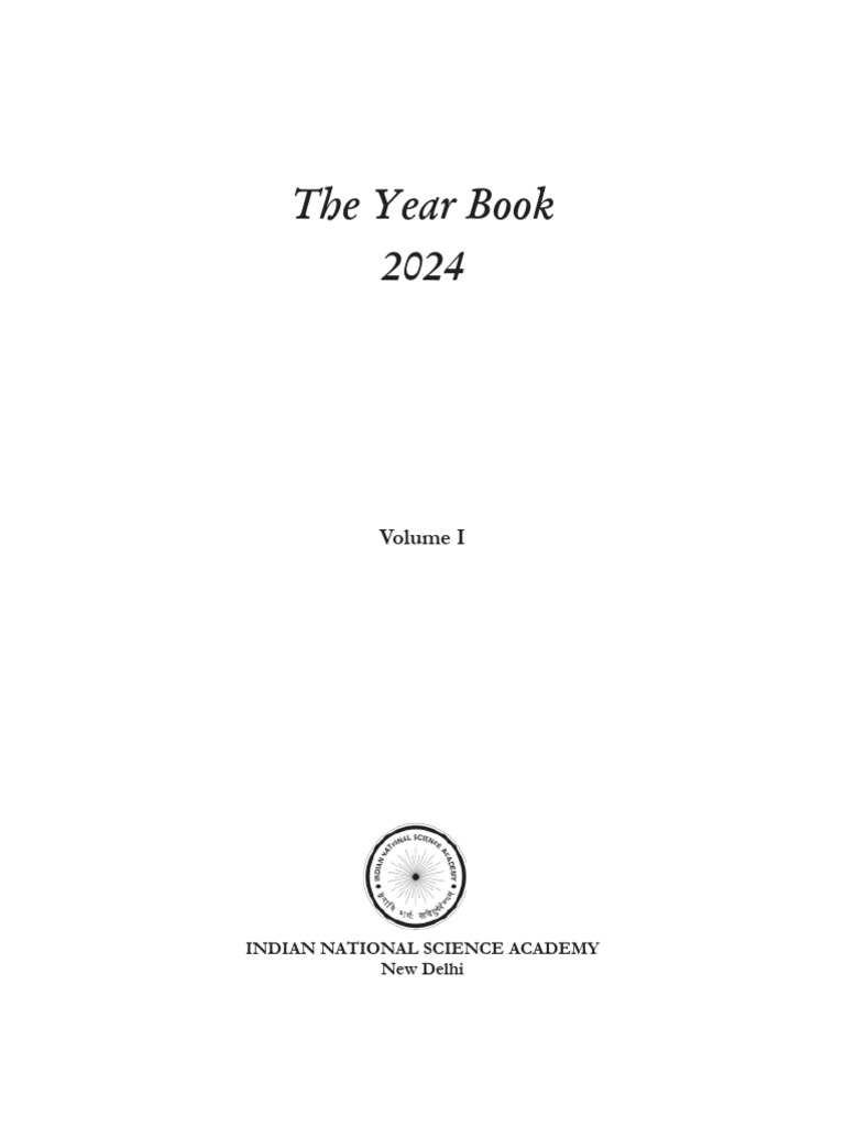 Yearbook 2024 | PDF | Science